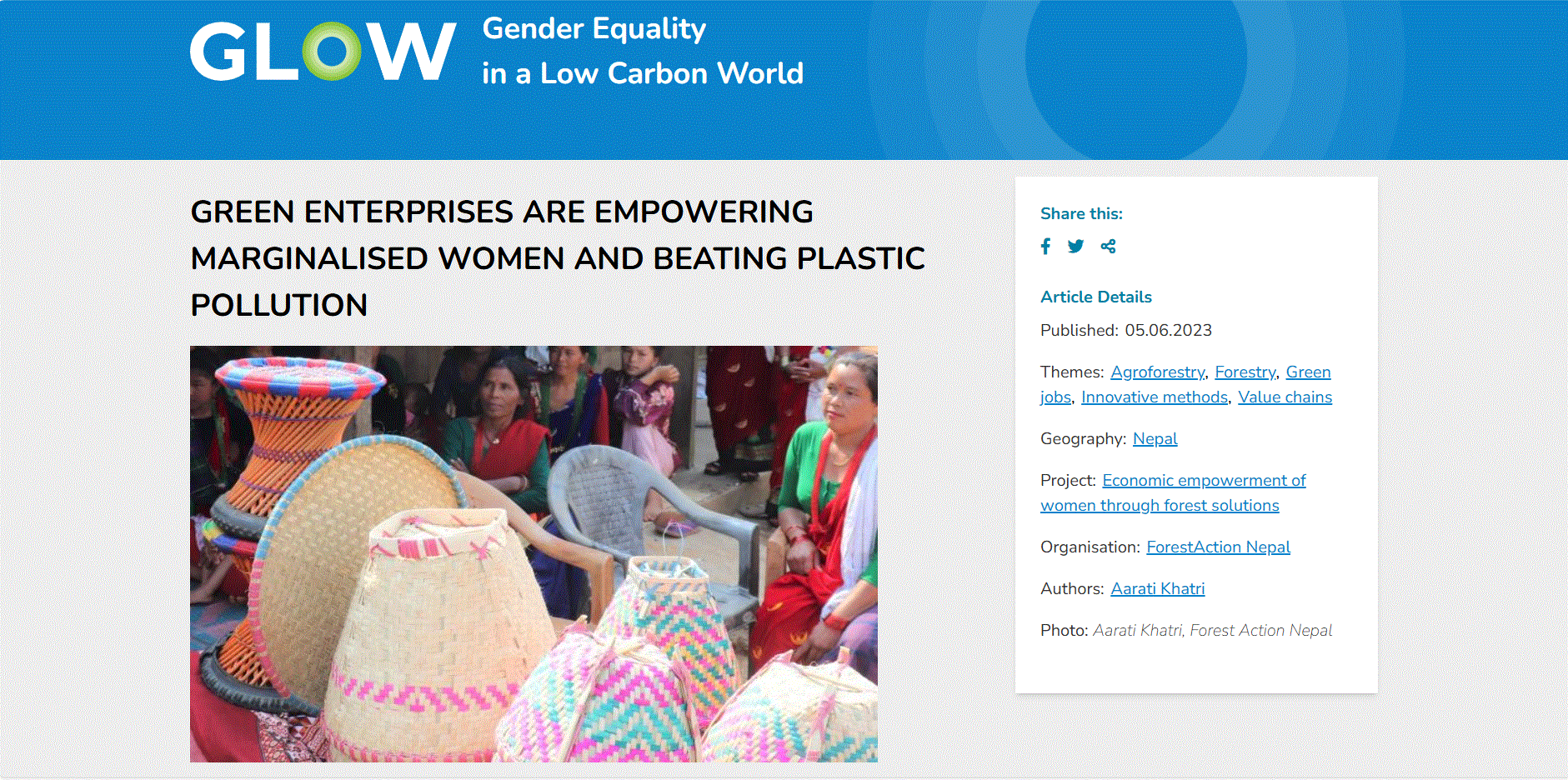Green enterprises are empowering marginalised women and beating plastic ...